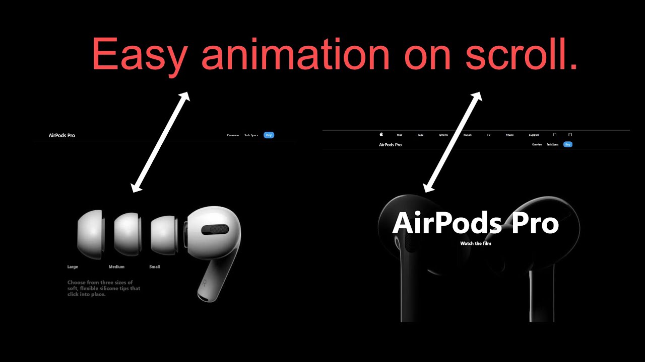 Airpod Pro Website Rebuild WEBFLOW Timelapse - YouTube
