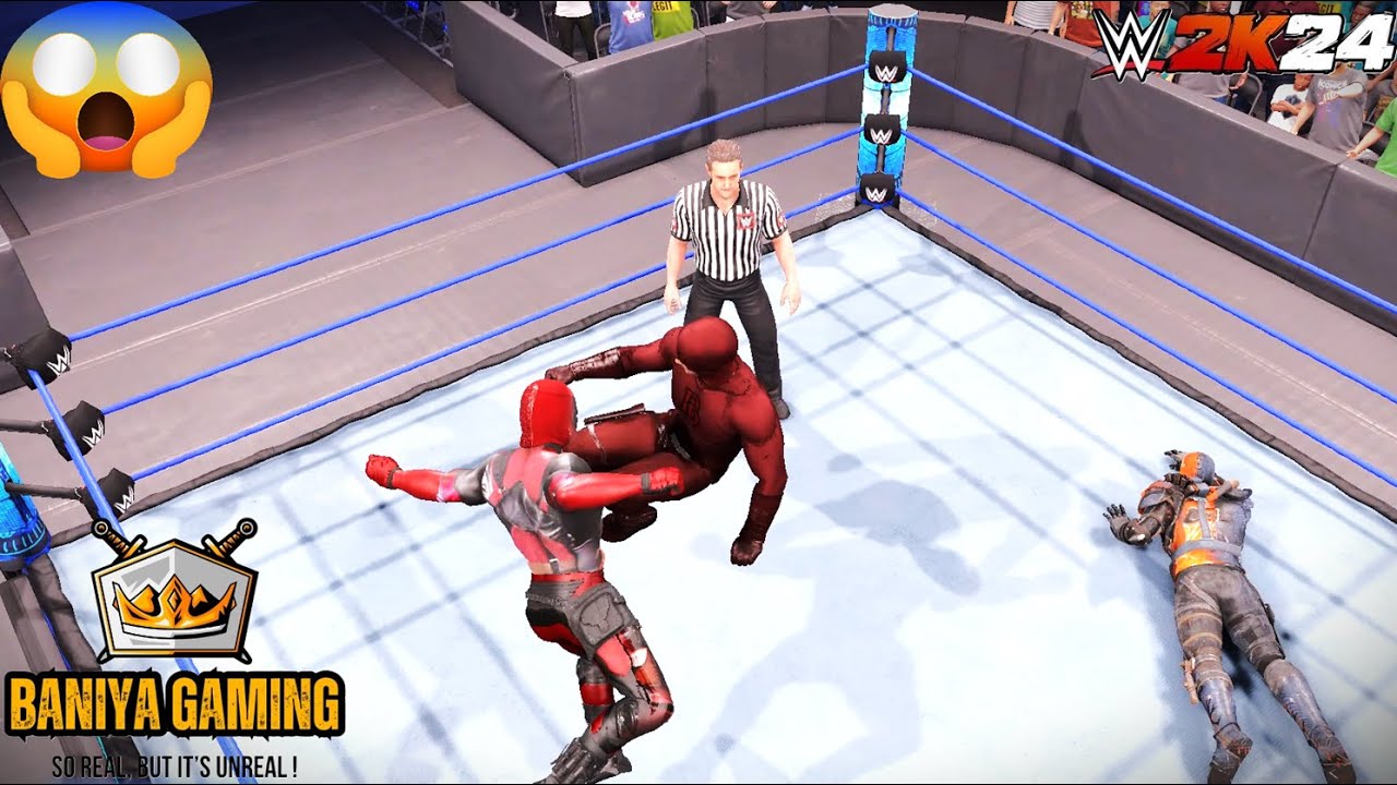 Deadpool Vs Daredevil Vs Deathstroke | Friday Night Smackdown | #wwe # ...