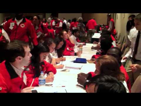 Disaster Volunteer Reception Center Simulation - YouTube