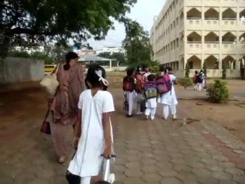 JOSHITHA 1ST DAY SCHOOL IN MAHARSHI VIDYA MANDIR - YouTube