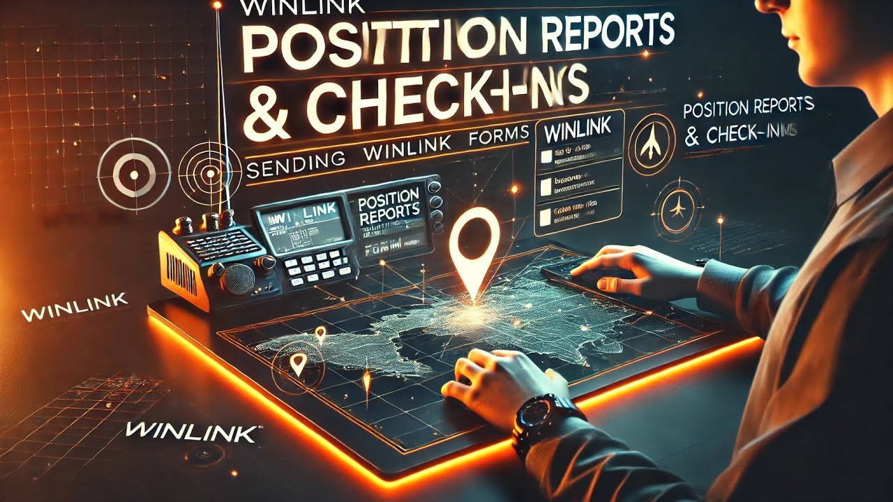 Winlink Training 02 - Position Reports & Advanced Check-In Forms - YouTube