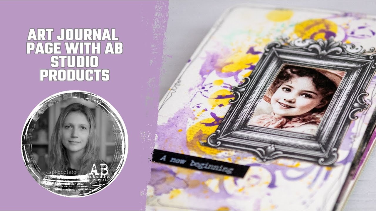 DT AB Studio - art journal pages - YouTube