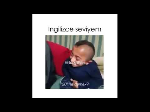 Komik video ben İngilizceyi seviyorum