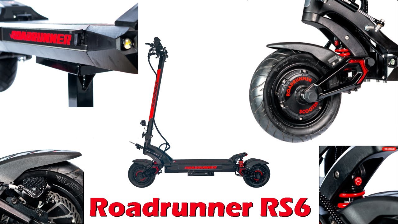 The New Upcoming RS6 Electric Scooter from Roadrunner - YouTube