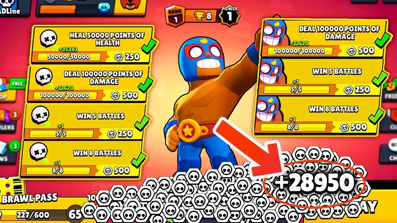 COLLECTING 28950 TOKENS Brawl Stars Quests # 2 - YouTube