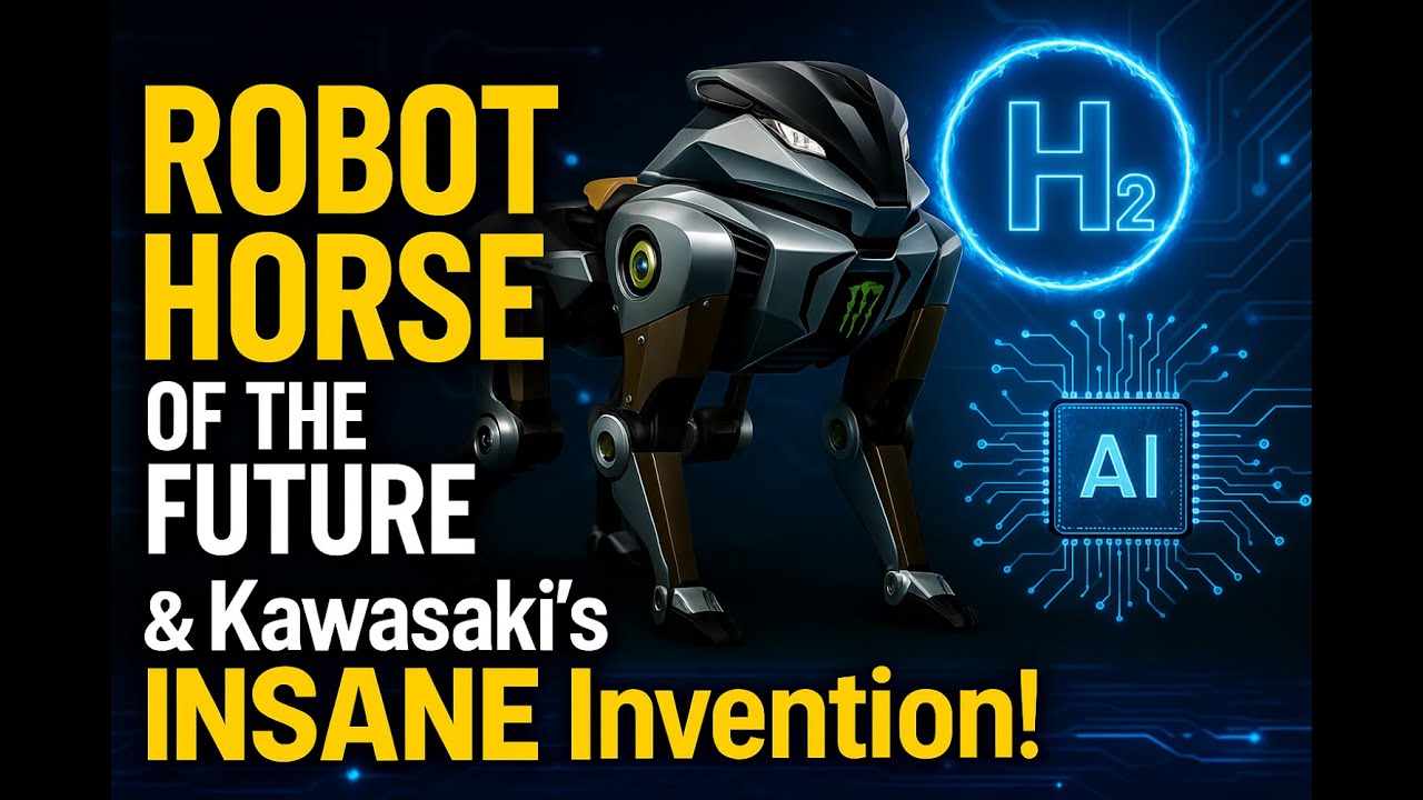 Kawasaki CORLEO 2025: The Hydrogen Powered Four Legged Robotic Horse ...