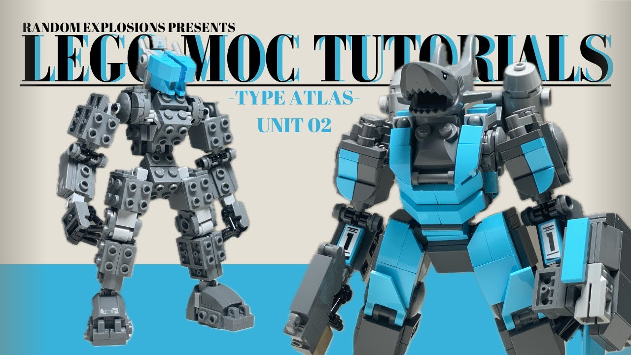 Essential Step by Step Lego MOC Mech Tutorial: How to Build Type Atlas ...