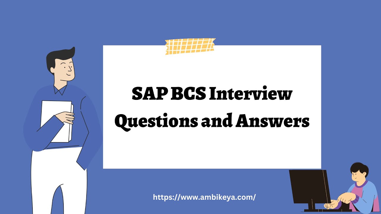 SAP BCS Questions and Answers | Best SAP Training | Ambikeya - YouTube
