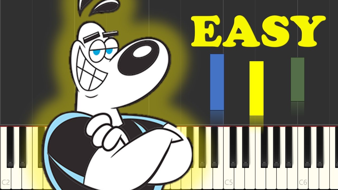 T.U.F.F. Puppy Theme Song On Piano EASY - YouTube