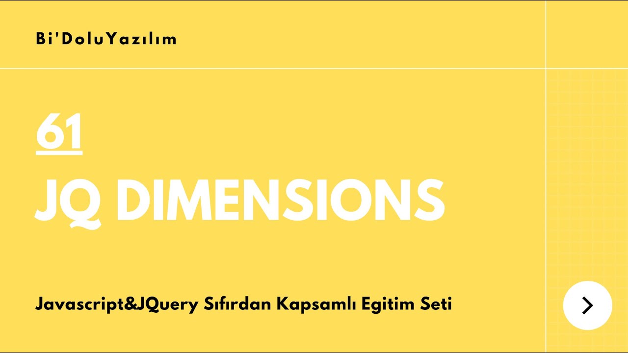Javascript Dersleri JQuery Dersleri 61 JQuery Dimensions YouTube Javascript Dersleri JQuery Dersleri 61 JQuery Dimensions YouTube