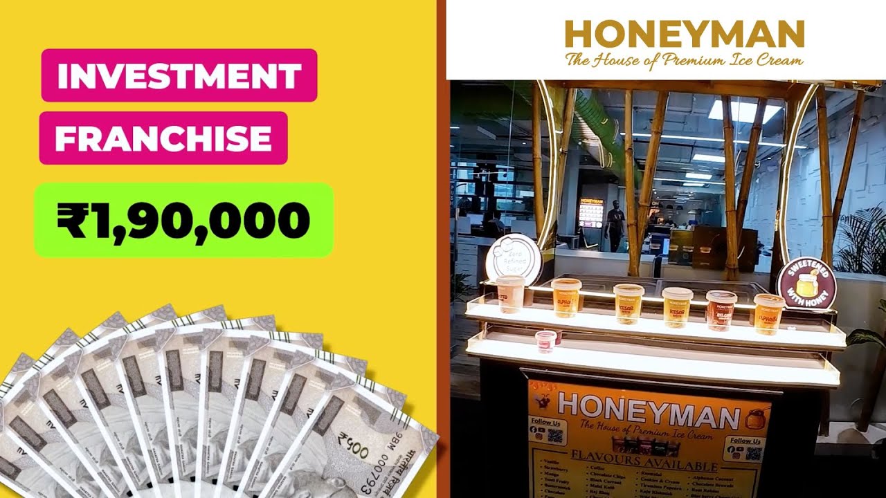 Honeyman Ice Cream Franchise: 30+ Flavors | Cart Model - YouTube