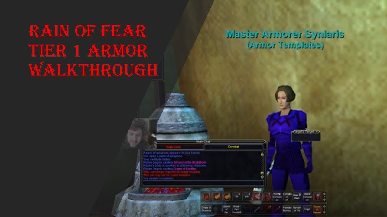 Rain of Fear Tier 1 armor walkthrough, Everquest - YouTube
