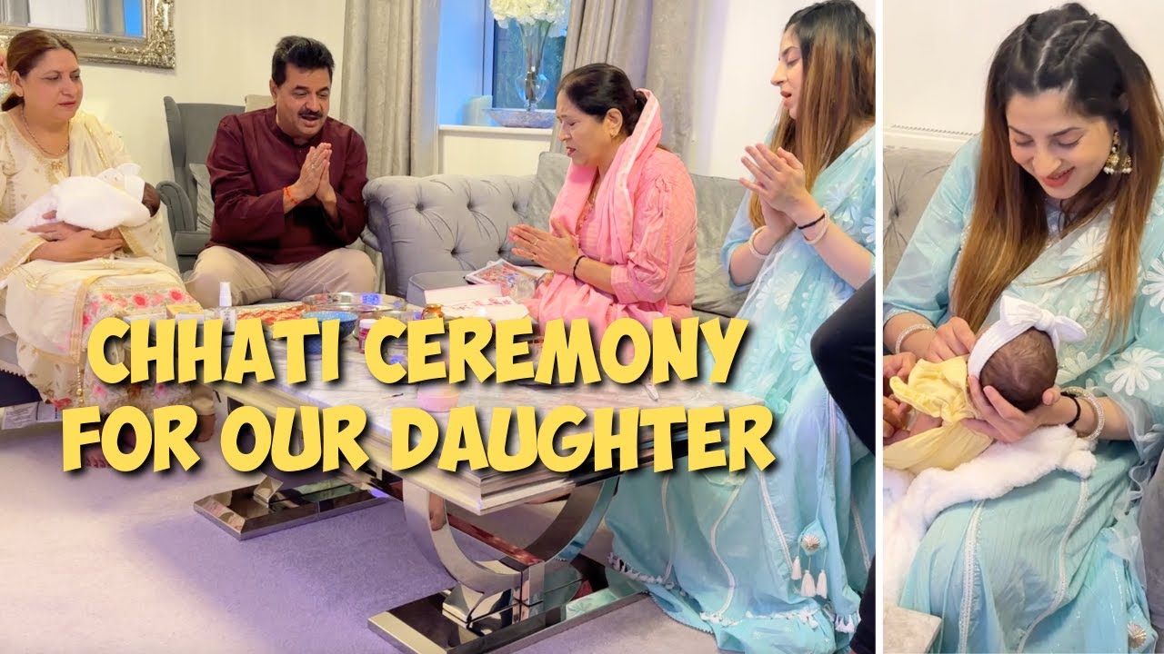 Chia Ki Chhati Ki Pooja 🪔 Our Daughter's First Indian Ceremony 🙏 - YouTube