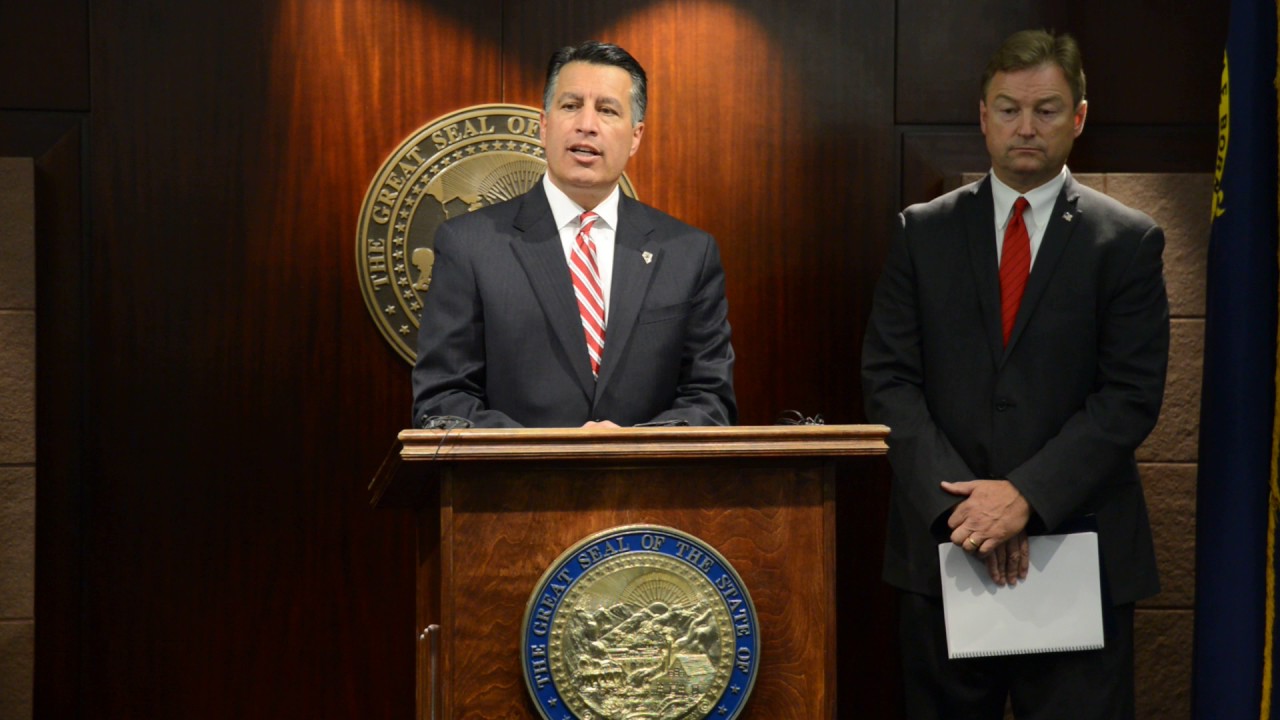 Sen. Dean Heller and Gov. Brian Sandoval comment on health care in Las ...