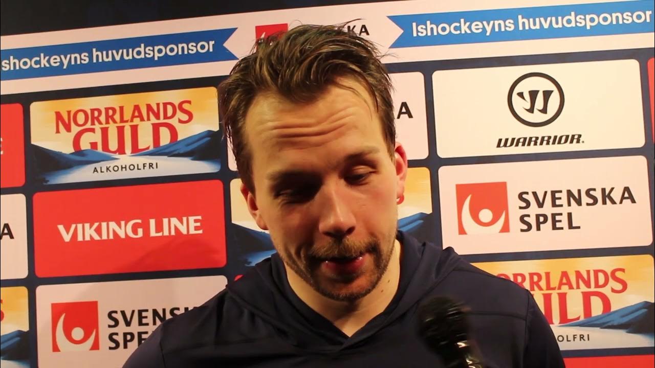 241213 Intervju med Emil Alba, SSK, efter matchen mot Björklöven - YouTube