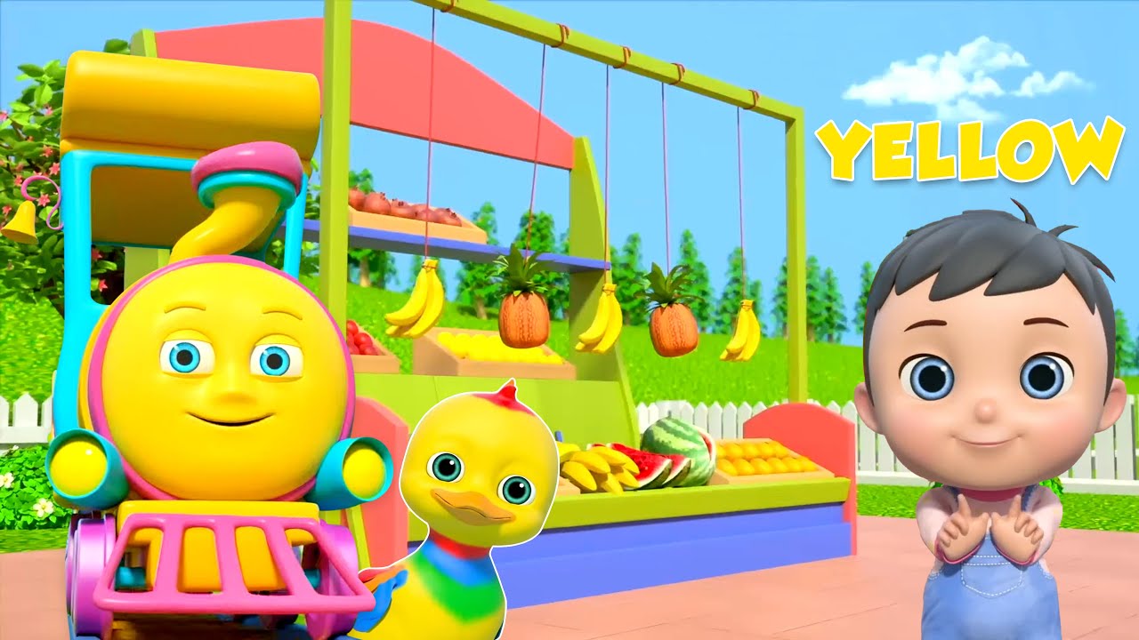 Yellow Color Song, Kids Learning Videos & Preschool Songs - YouTube