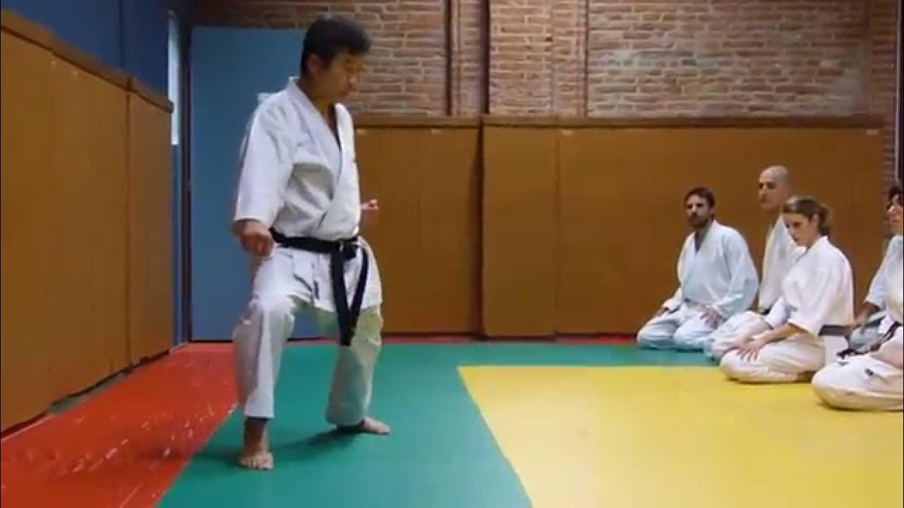 Yoshinobu OHTA Senseï - Explain dachi postures - YouTube