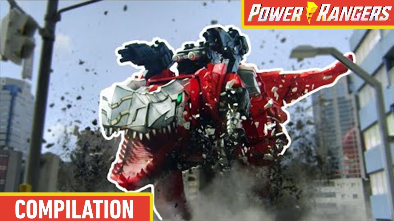 T-Rex Power 🦖 Dino Fury ⚡ Power Rangers Kids ⚡ Action for Kids - YouTube