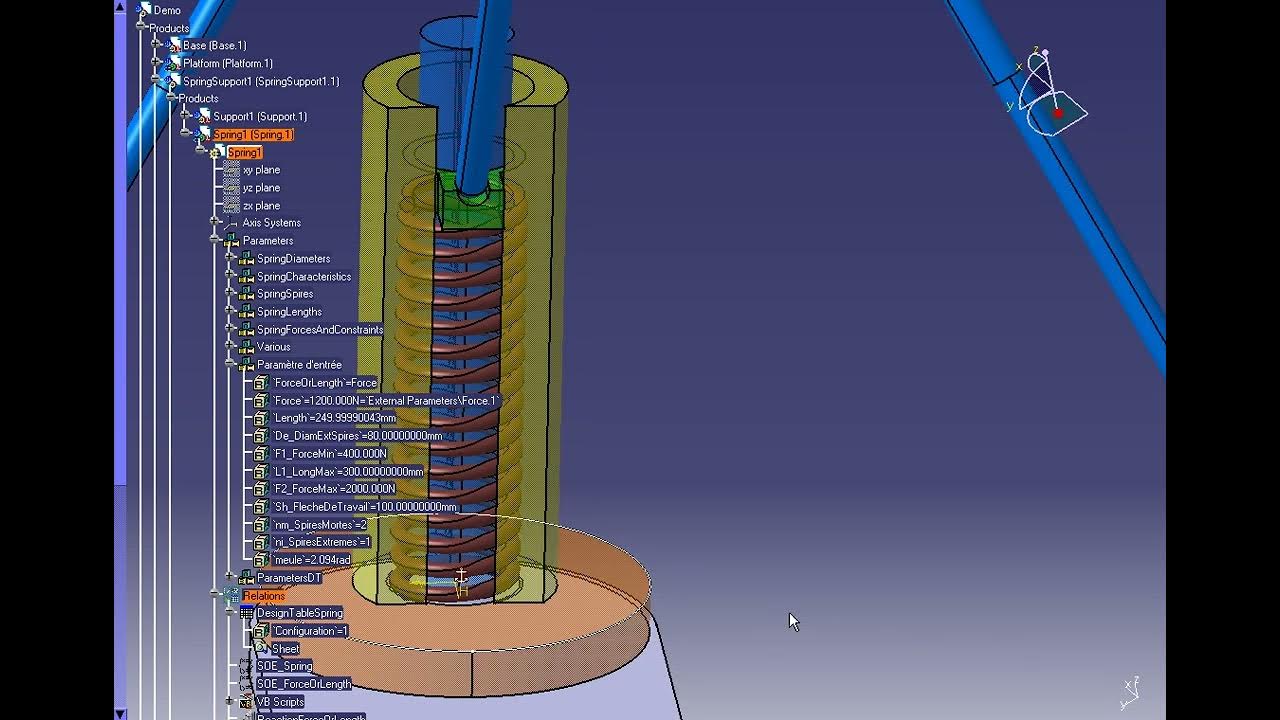 CATIA V5 Optimization_case (SpringSOE) - YouTube