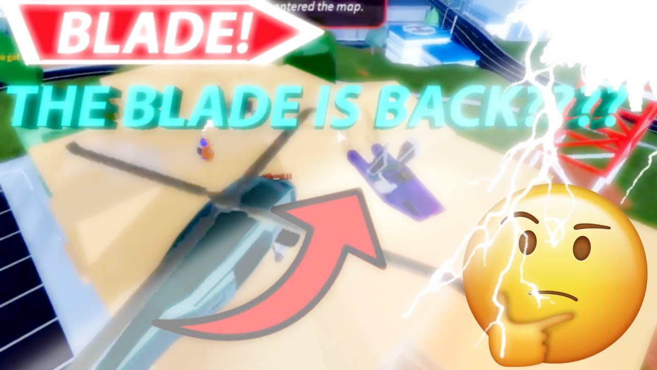THE BLADE IS BACK IN ROBLOX JAILBREAK ITS A BUG OR GLITCH??? - YouTube