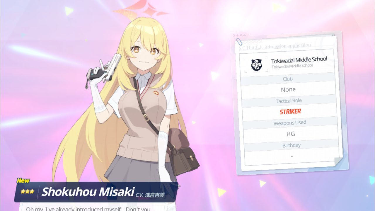 PULLING FOR Shokuhou Misaki | BLUE ARCHIVE - YouTube
