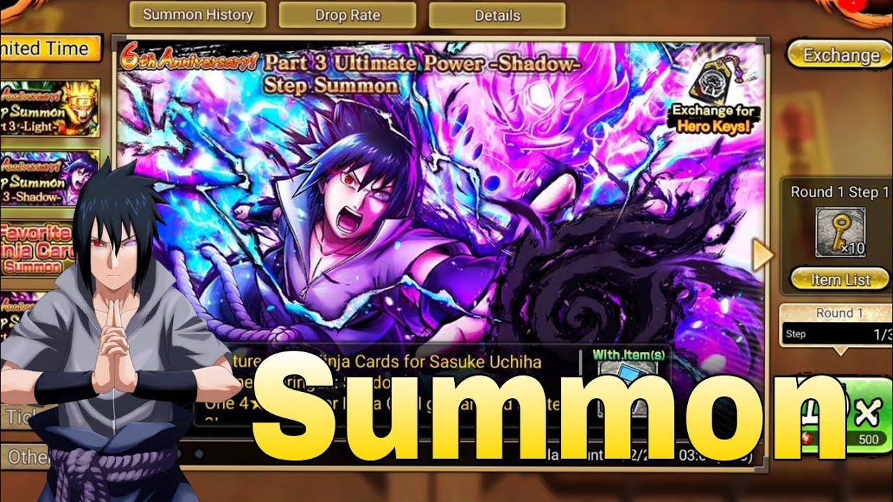 Nxb nv - Shadow sasuke summon - YouTube