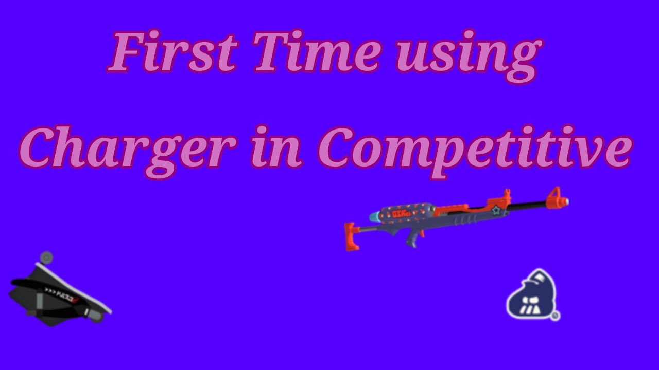 Using charger for the first time in competitive Splatoon 3 - YouTube