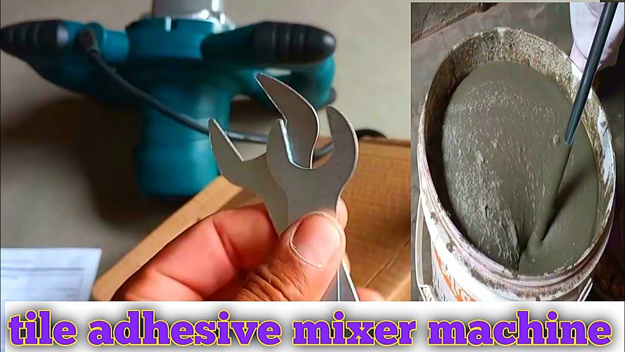 adhesive mixer machine unboxing// how to mix adhesive//chemical Kaise ...