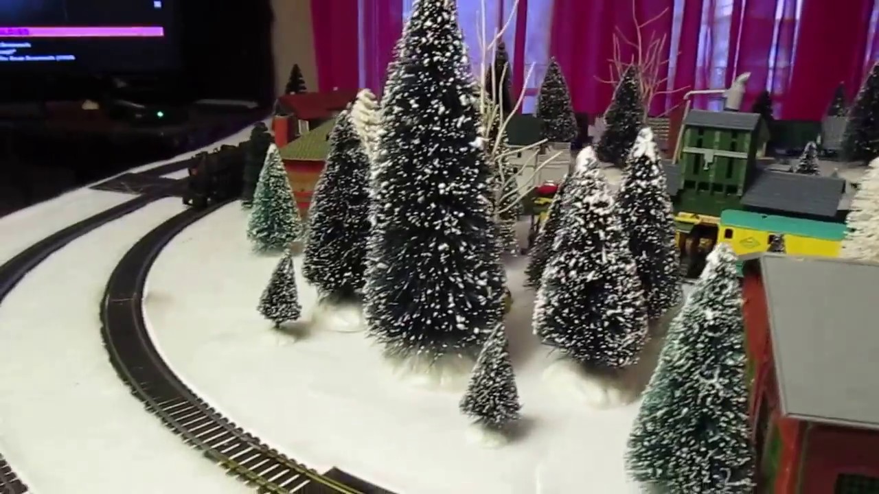 HO Scale winter temporary layout Pennsylvania Steam Locomotive & Aero ...