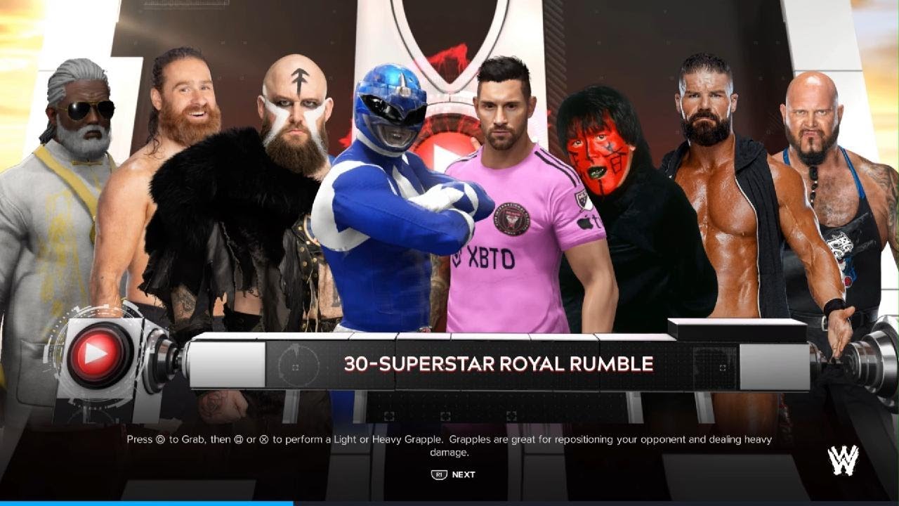 [WWE 2K24] April Royal Rumble | 30- Superstar Royal Rumble - YouTube