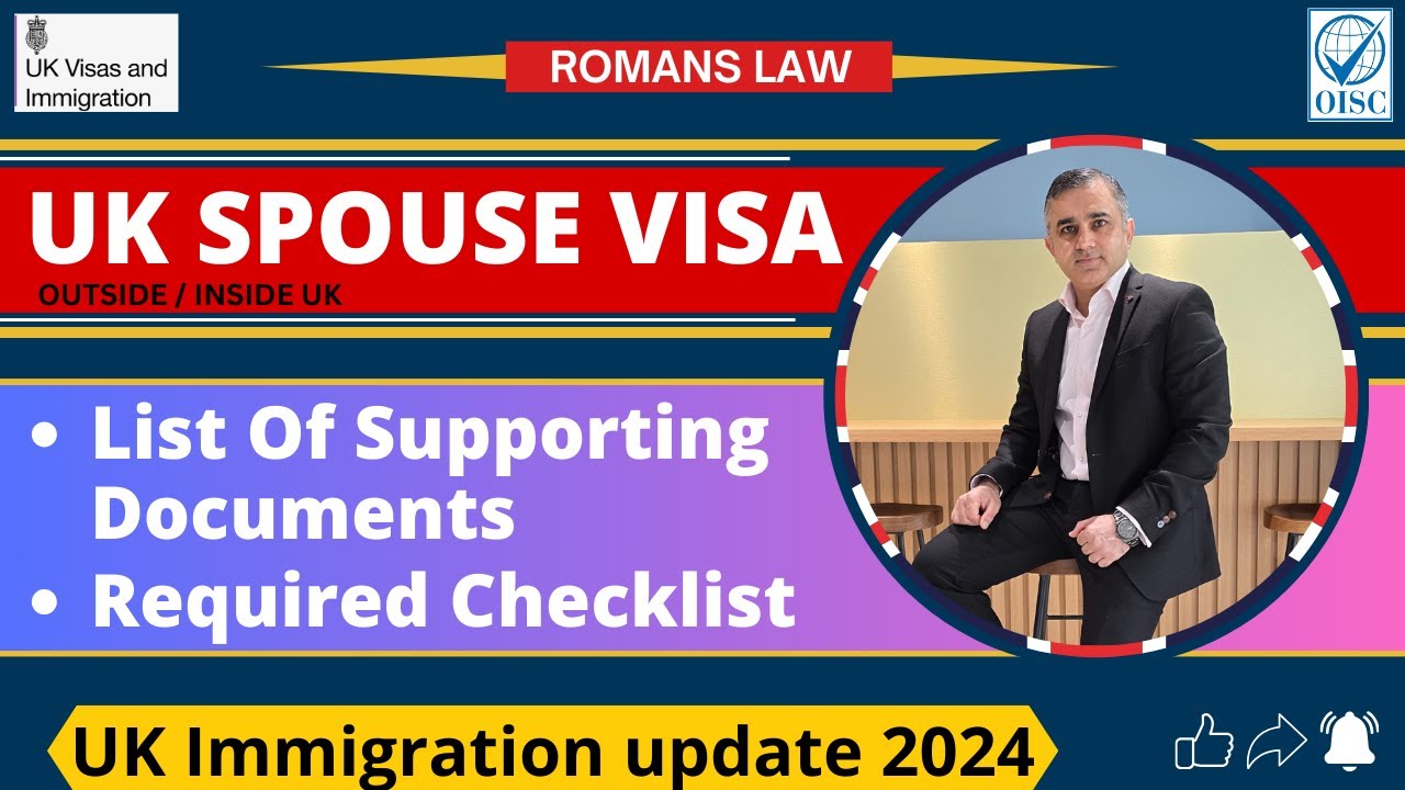 UK SPOUSE VISA: Required Documents Checklist I Important Update 2024 ...