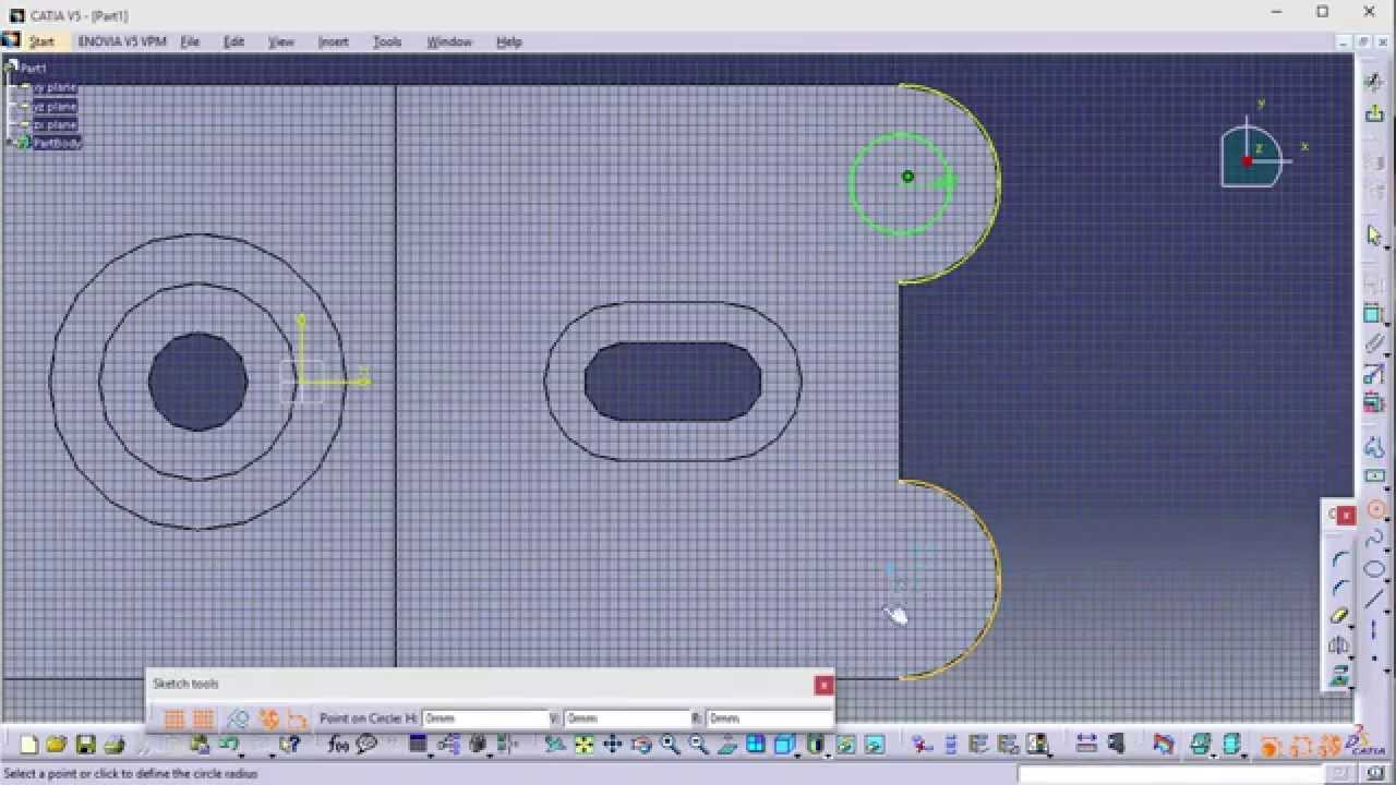 Catia V5 R19 - Exemplo de Peça #1 - YouTube