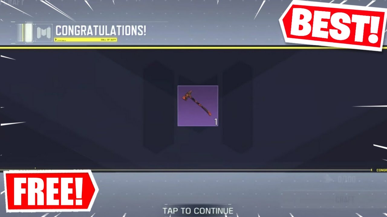 This is the BEST FREE EPIC AXE skin in cod mobile | Rewind CODM - YouTube