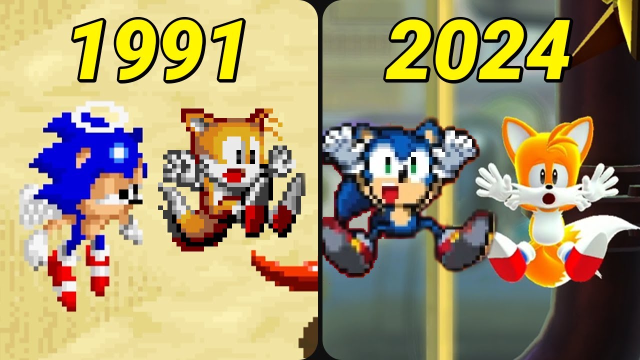 Evolution of Sonic & Tails dying - YouTube