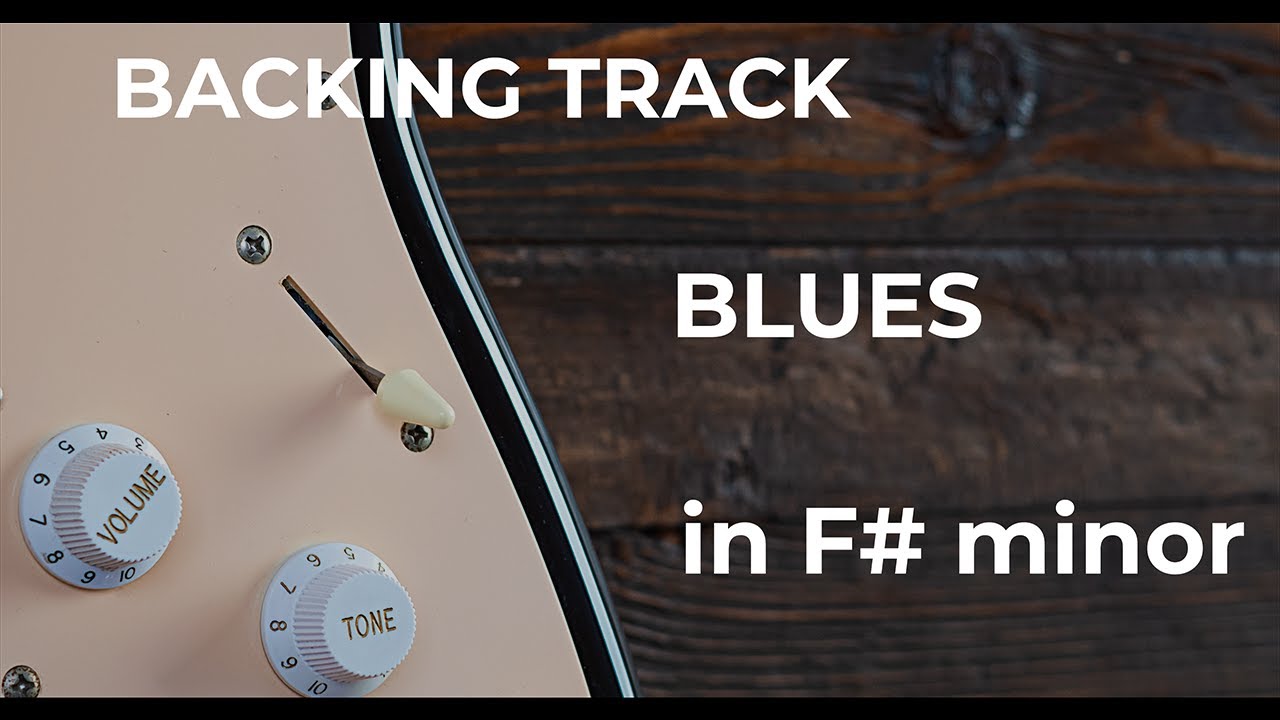 Backing Track Blues in F# minor improvisation - YouTube