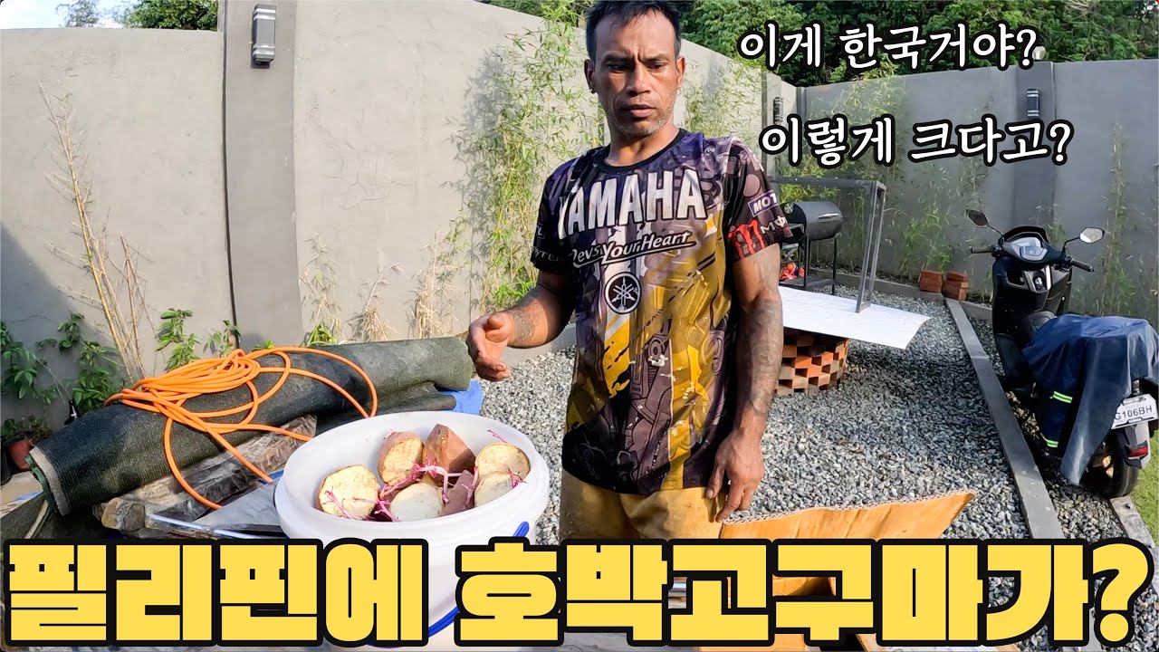 필리핀 아저씨의 자립을 위한 의미있는 첫걸음의 시작 산골 마을에 한국 호박 고구마를 심었습니다 Youtube