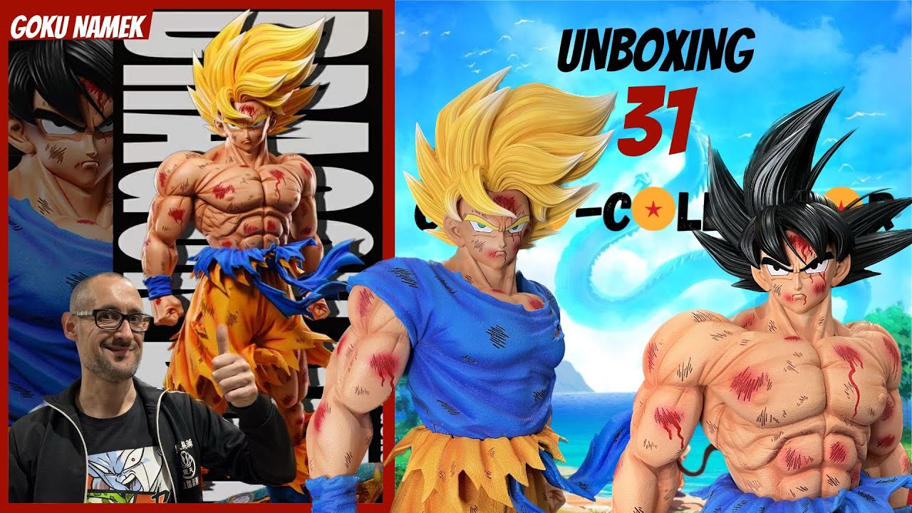 GOKU NAMEK 1/4 MRC Studio Dragon Ball Z Resin Statue UNBOXING 31 Y ...