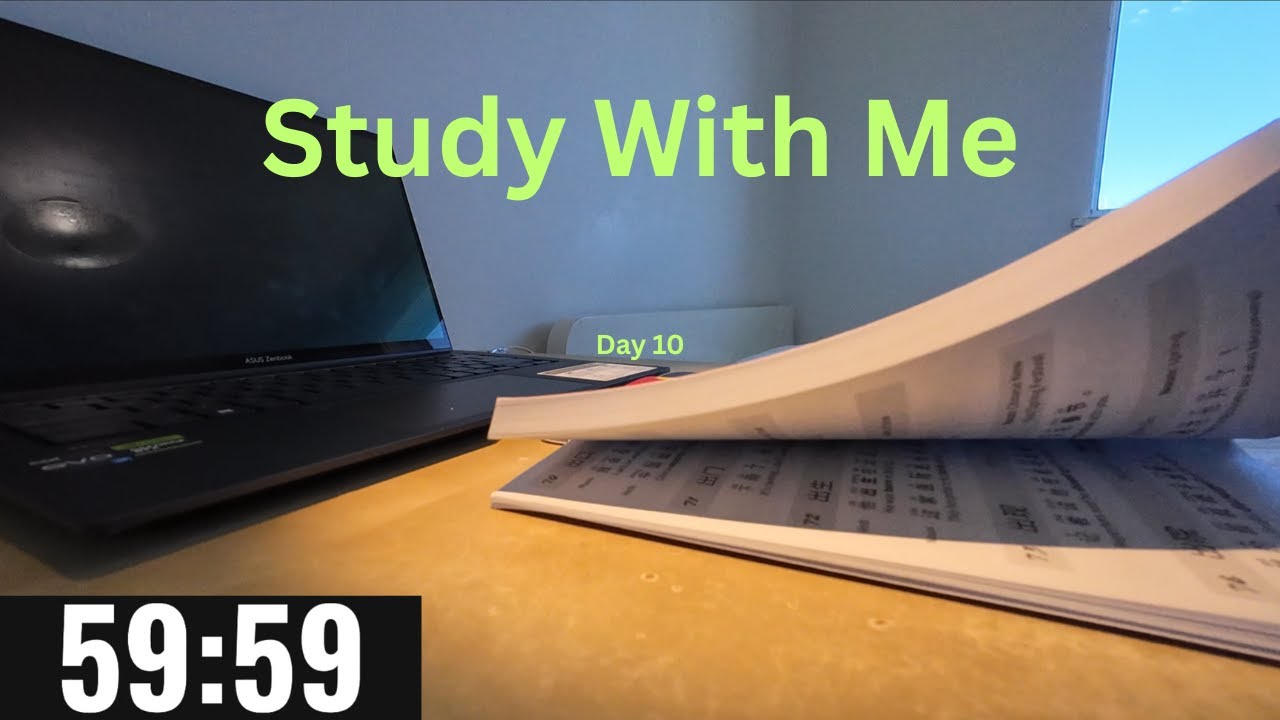 Day 10 – Study With Me | 1 Hour Focus Session - YouTube