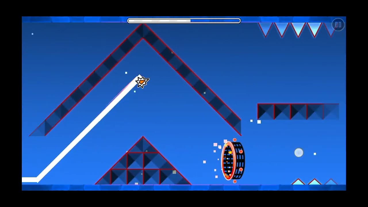 i made my own geomatry dash map - YouTube