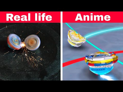 Beyblade special move Anime vs Real life ! Imperial dragon vs Regalia genesis l pocket toon