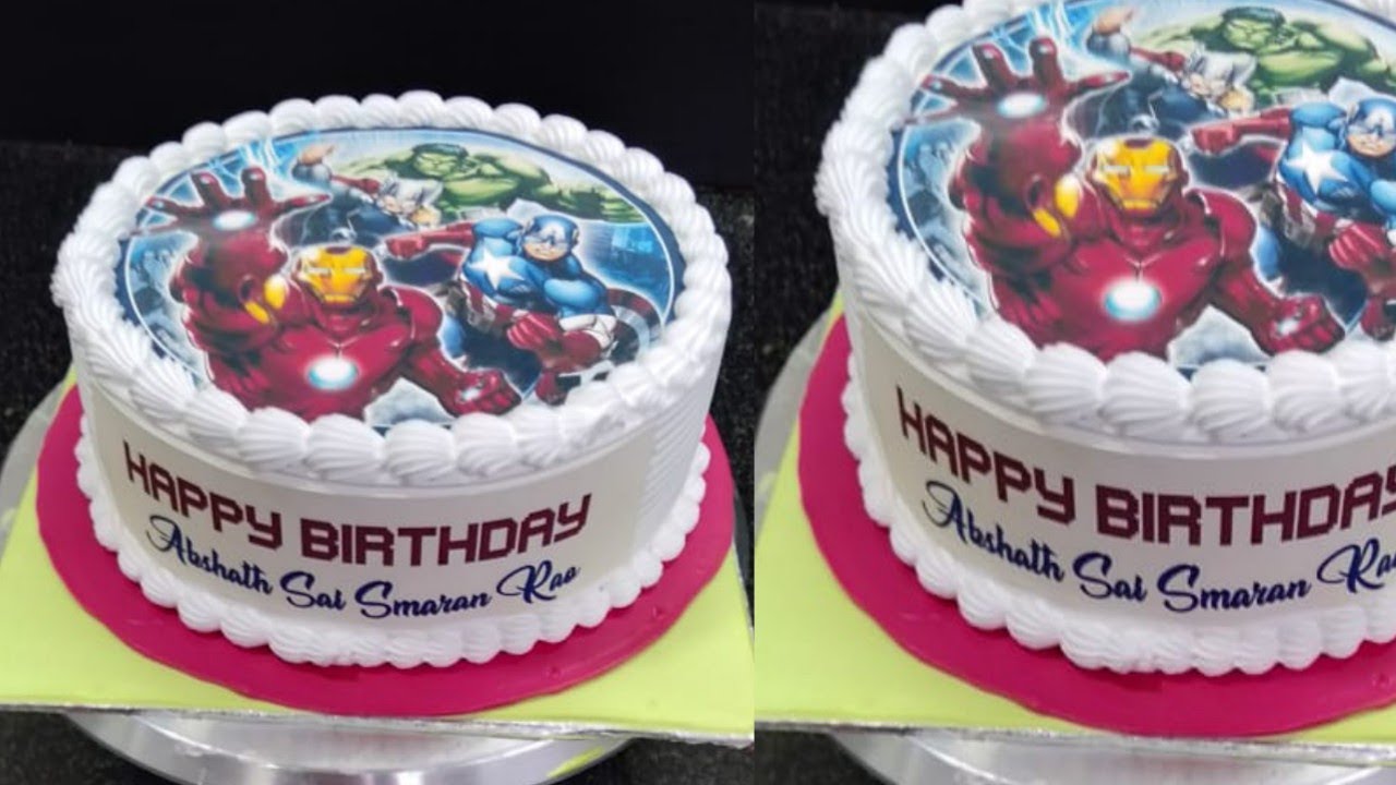 How To Make Photo Cake Design || New Cake Design - YouTube