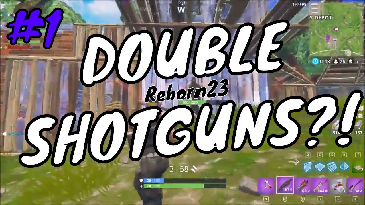 Fortnite DOUBLE SHOTGUNS!? - Stream Highlights #1 - YouTube