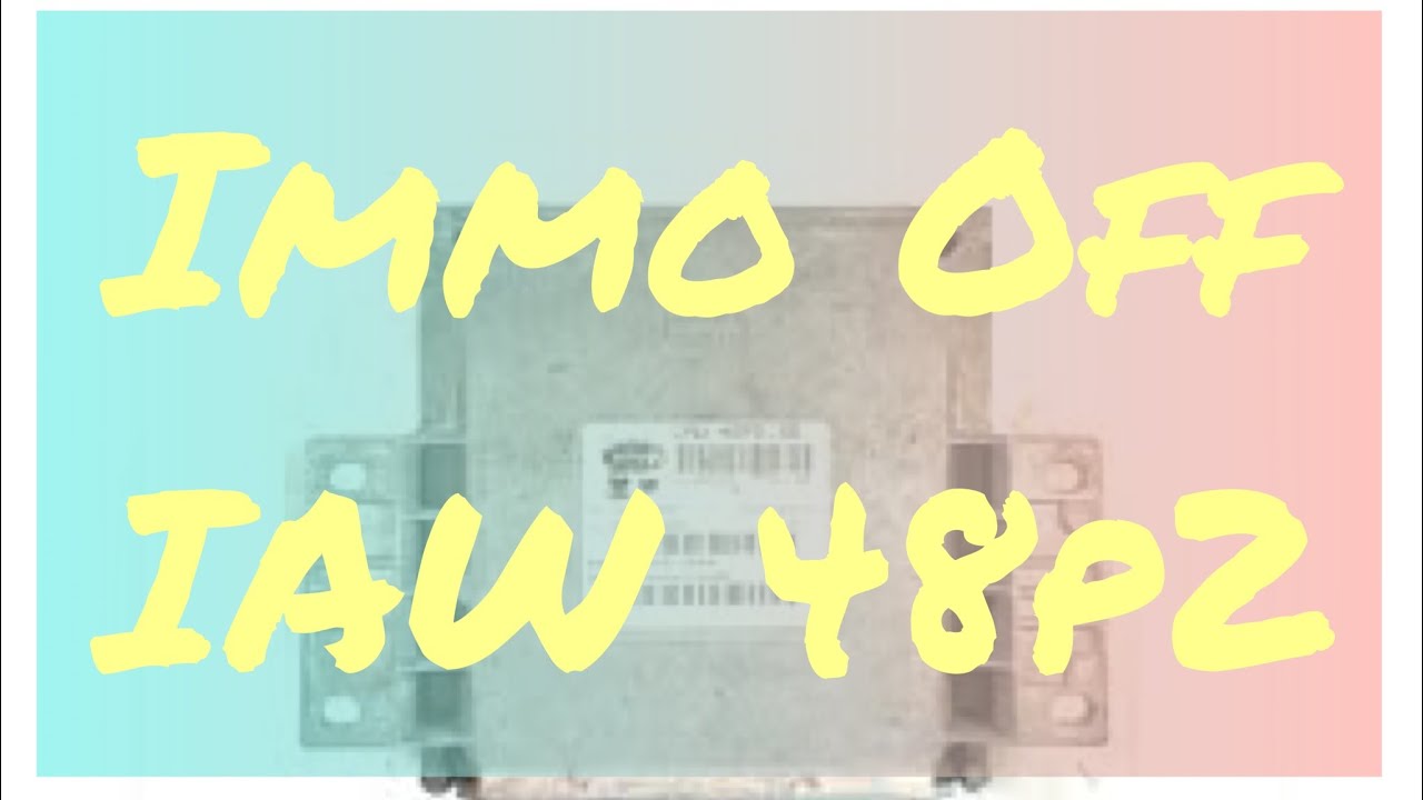 Immo Off IAW 48P2 29f400 - YouTube