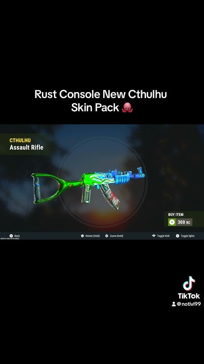 Rust Console New Cthulhu skin pack 🐙 #shorts #rust #rustconsole - YouTube