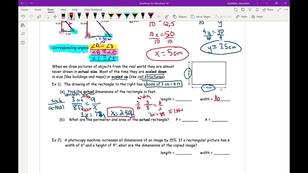Similar Figures Lesson Video - YouTube