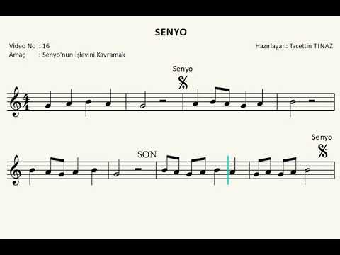 16. Senyo (Senyo İşaretinin İşlevi) - YouTube