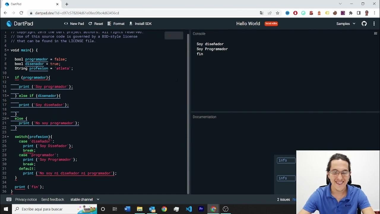 2.2 Control de flujo - Curso Flutter - OpenBootcamp - YouTube