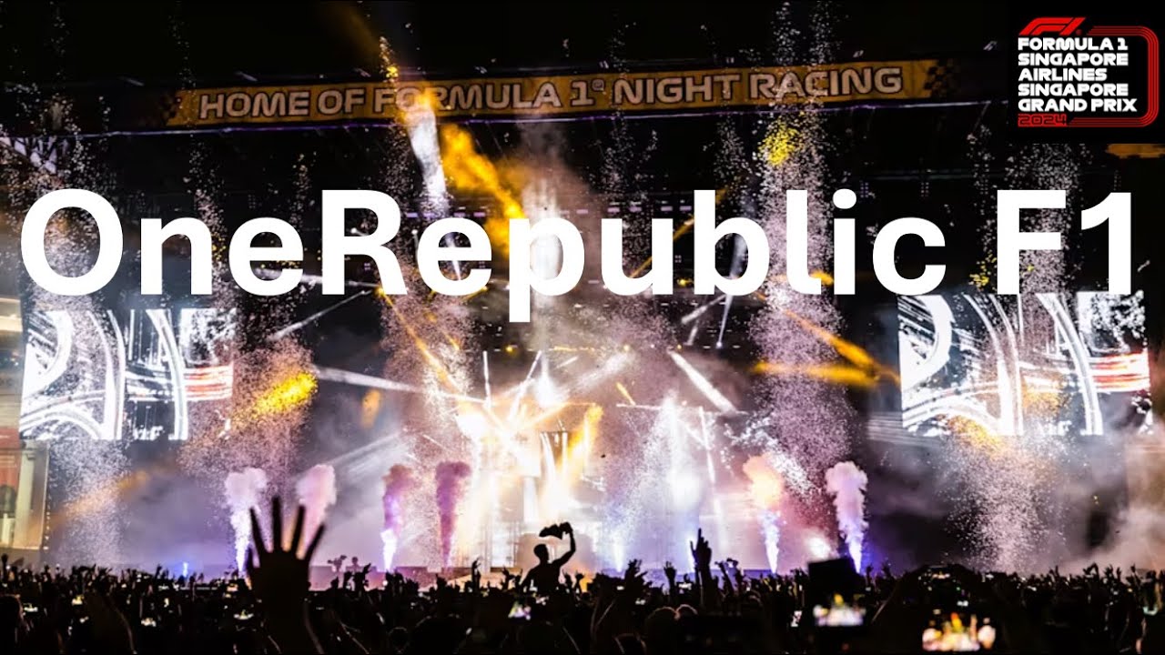 Singapore Grand Prix Formula 1 Live Concert OneRepublic at Padang Stage ...