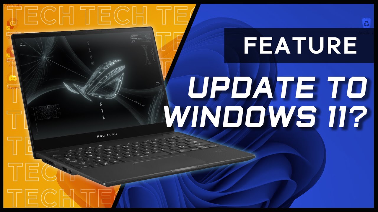 New Changes to Windows 11 featuring the ROG Flow X-13 - YouTube