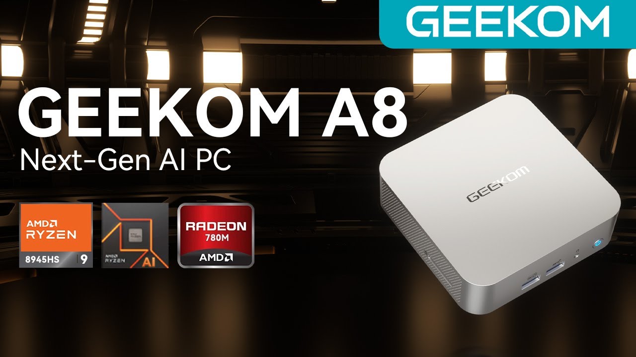 Game On! Unleash Gaming Power with Next-Gen AI Mini PC - GEEKOM A8 # ...
